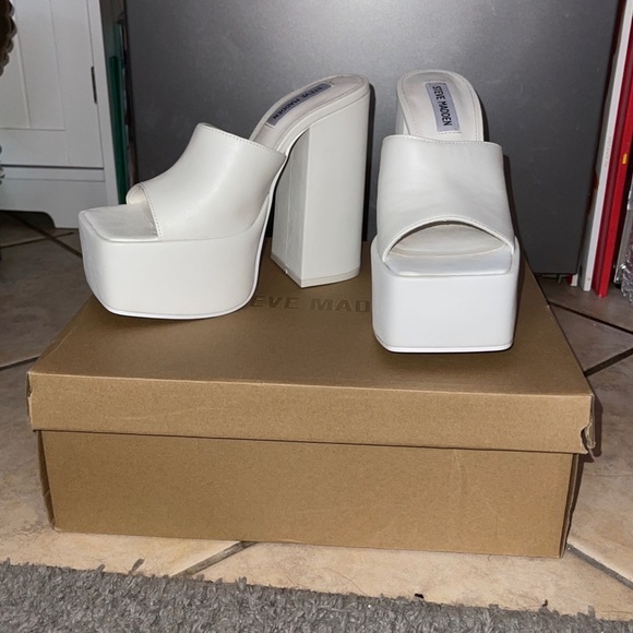 Steve Madden | Shoes | Steve Madden Trixie Platform Block Heels Y2k Bratz Core | Poshmark